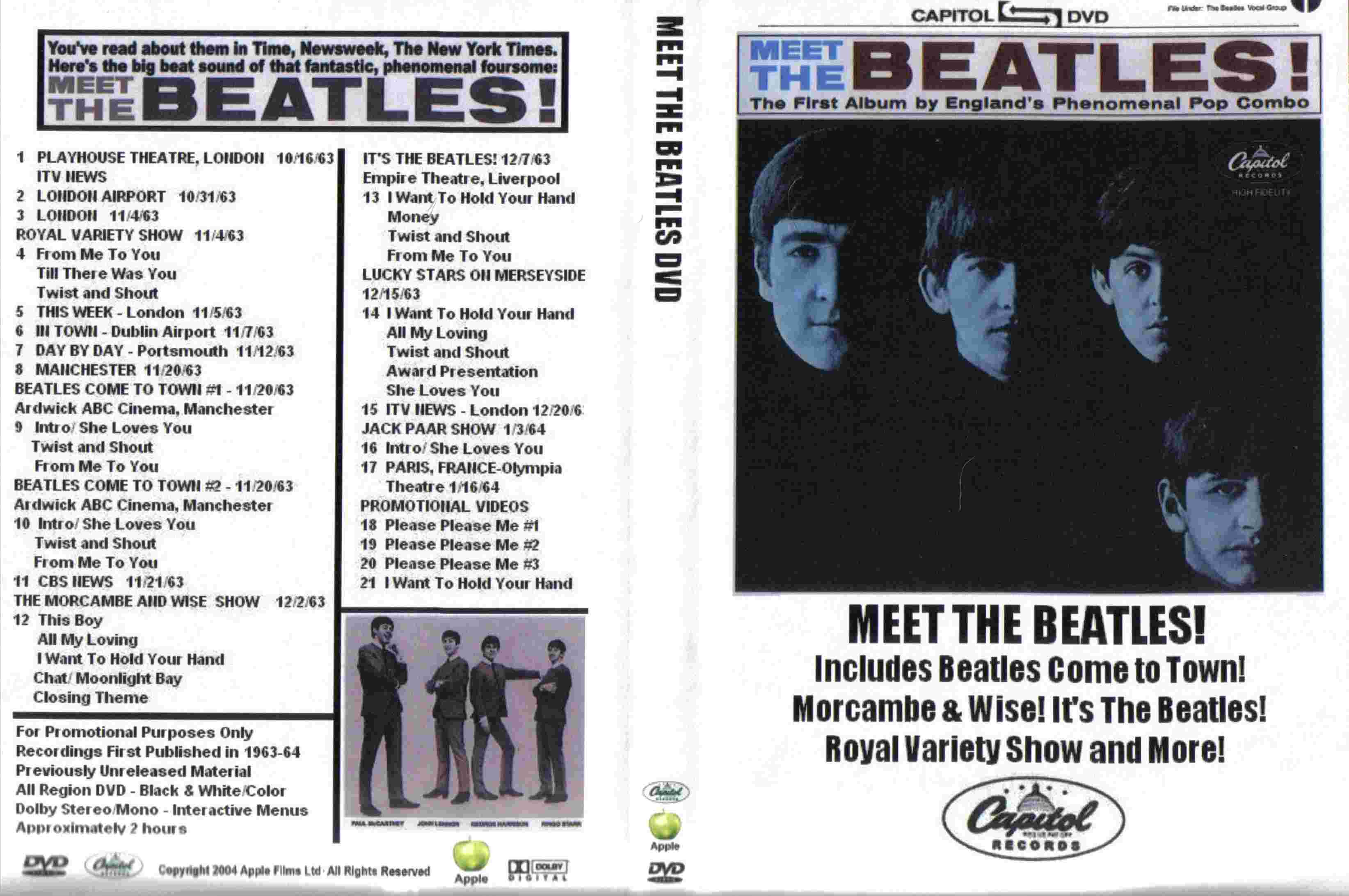 The Beatles Meet The Beatles : Front | DVD Covers | Cover Century ...